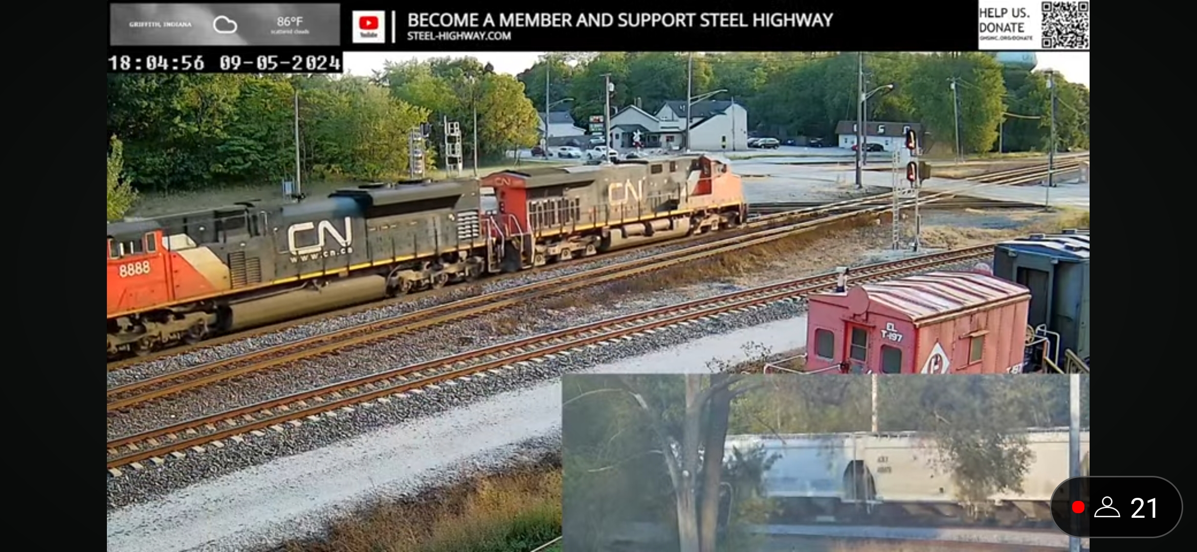 Check out our Railroad Webcam! – Griffith History Museums