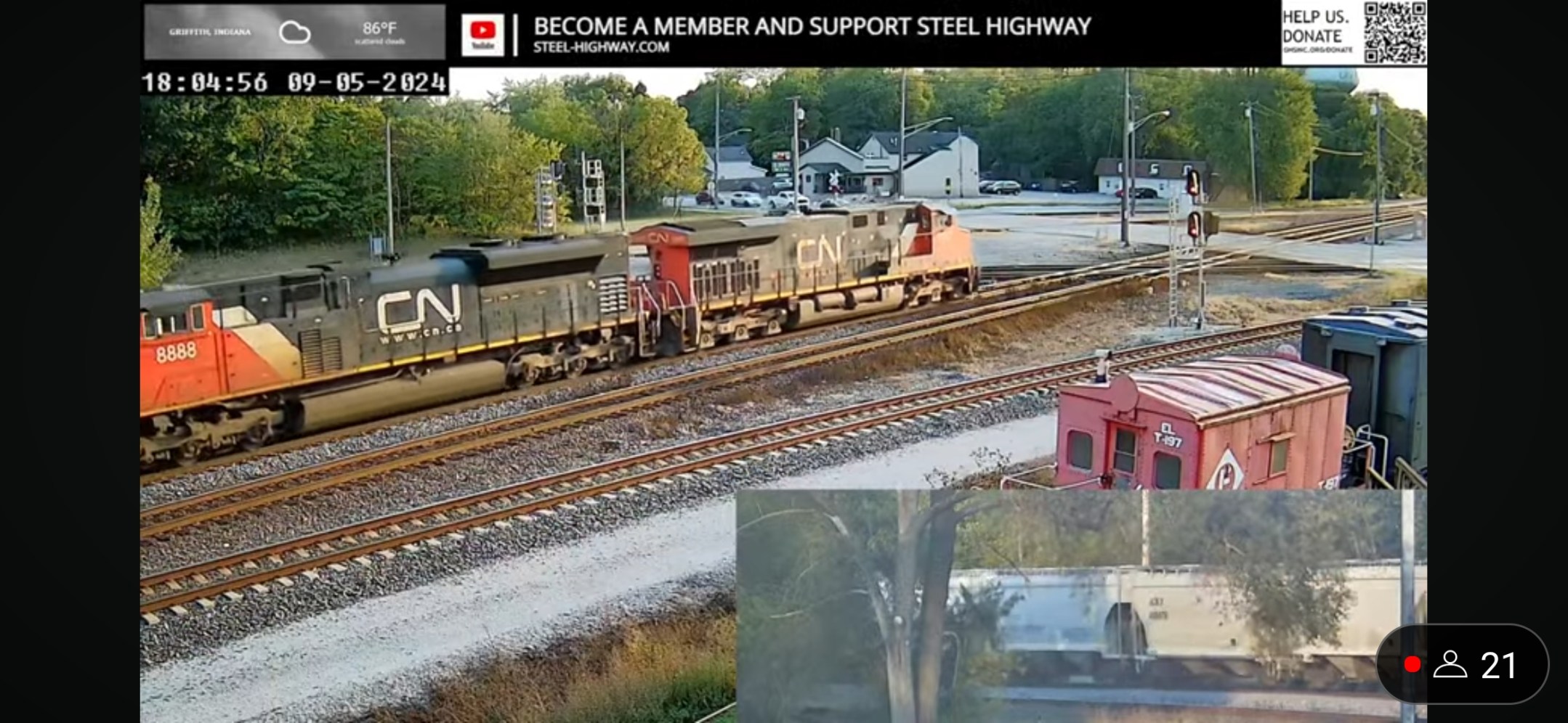 Check out our Railroad Webcam! – Griffith History Museums
