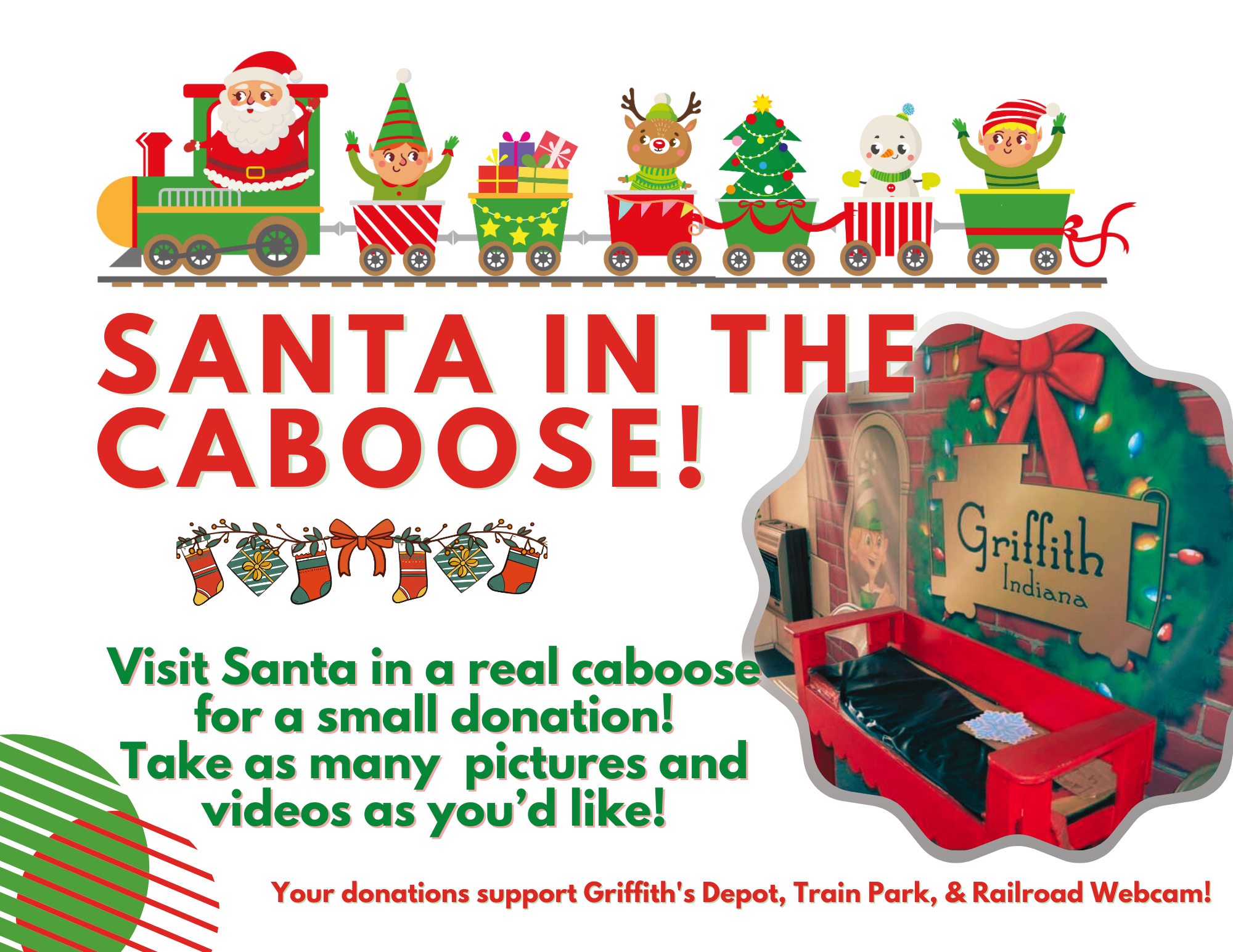 Santa in the Caboose – Griffith History Museums