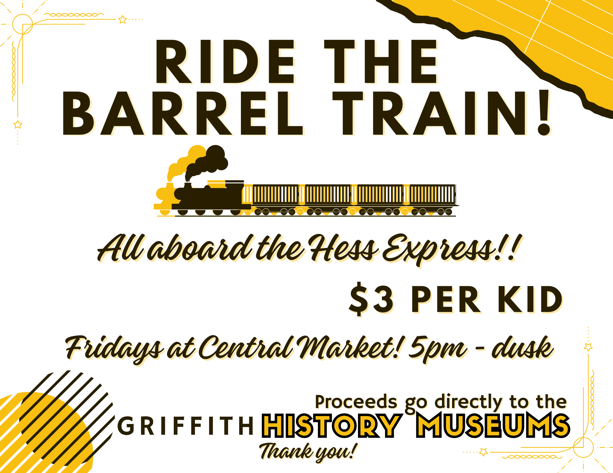 Hess Express Barrel Train – Griffith History Museums