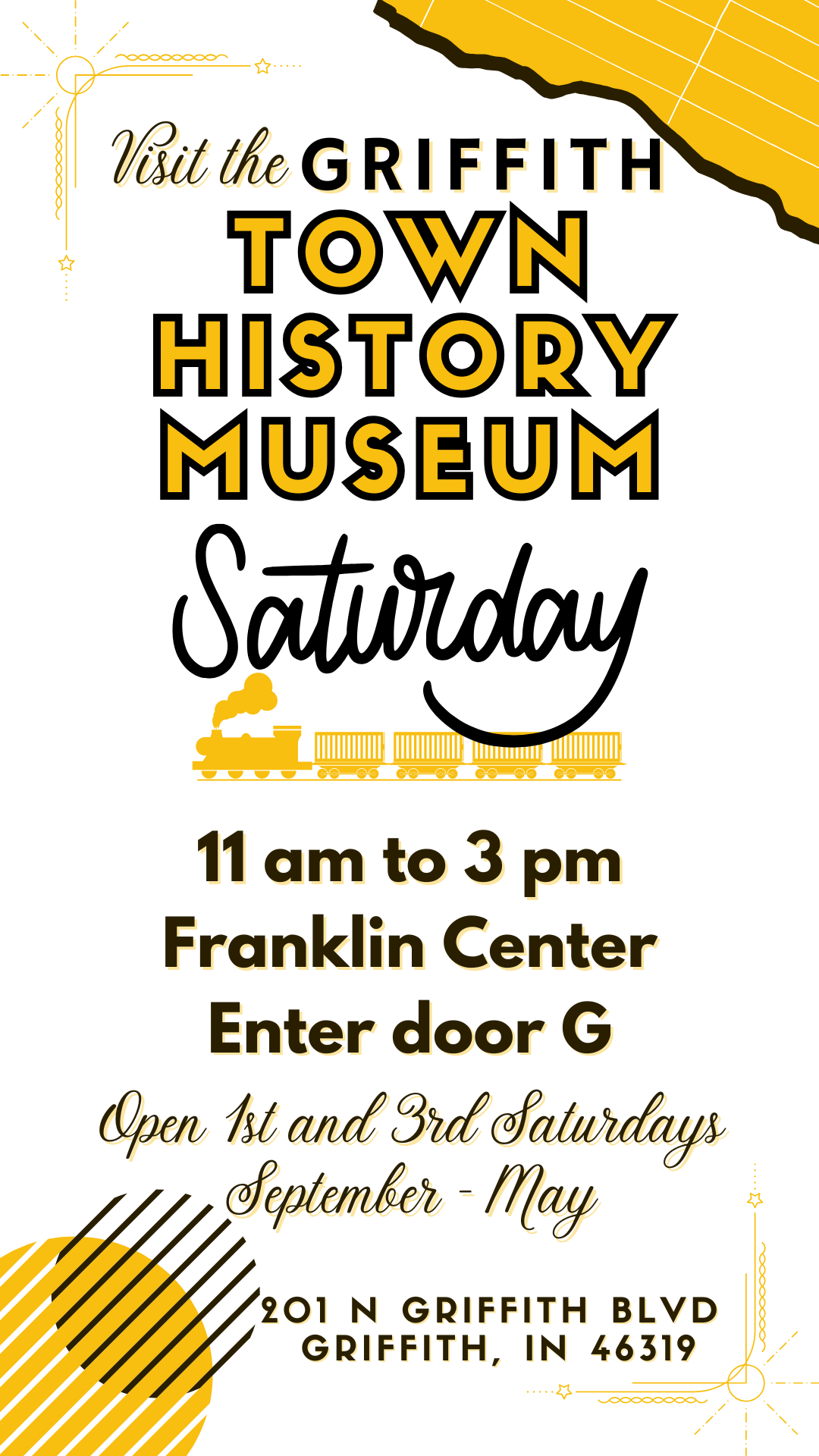 This weekend! – Griffith History Museums